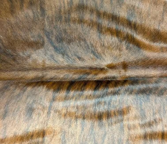 Brindle Cowhide Leather Sheets PRE CUT Pieces | 12"x12", 12"x18", 12"x ...